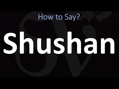 How to Pronounce Shushan? (CORRECTLY)