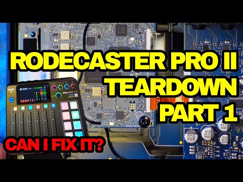 Rodecaster Pro II Teardown - Attempted Repair Part 1