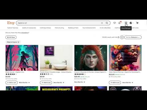 Etsy & AI Art: Writing Product Description /w GPT-3 (like ChatGPT)