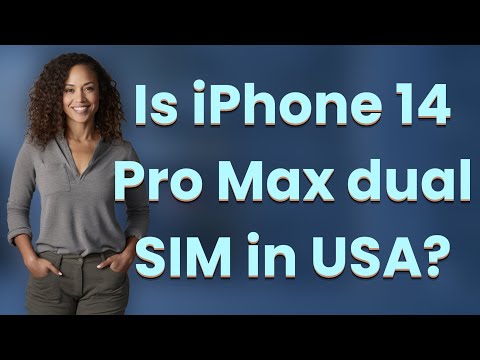 Is iPhone 14 Pro Max dual SIM in USA?