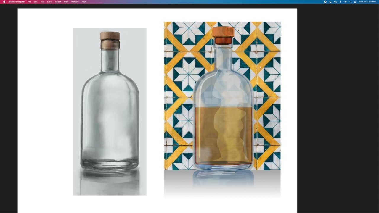 Affinity: Bottle Illustration Walkthrough (Designer)