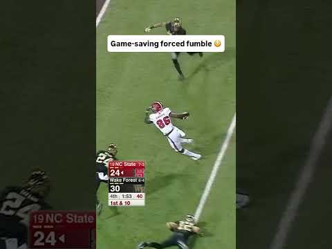 Wake Forest held on to win 30-24 🎩 #wakeforestdemondeacons  #accfootball #collegefootball #sports