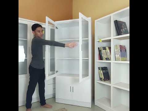 2 DOOR BOOK CABINET