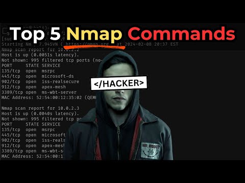 Top 5 Nmap Commands (for HACKERS)