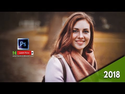Creative Red Tone Portrait Retouching in Photoshop Tutorial ...