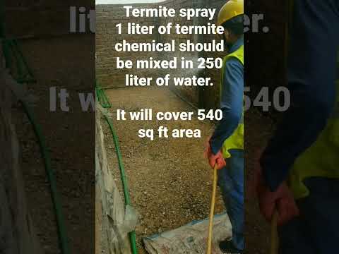 Termite Proofing Spray | Termite Spray | Termite Chemical Spray #construction #termitecontrol