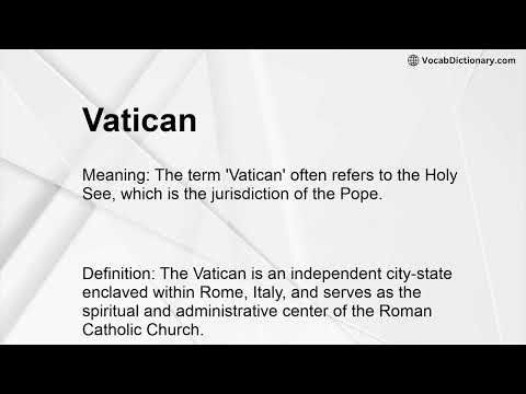 Vatican Meaning