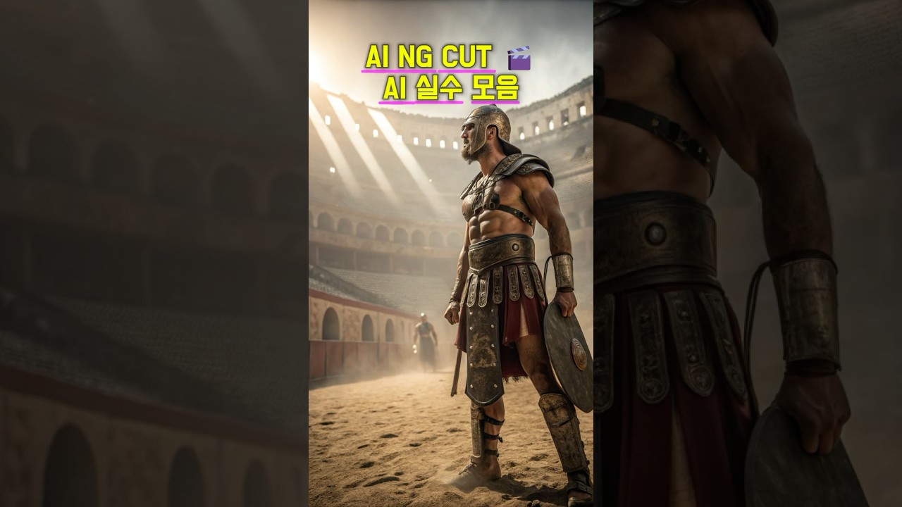 AI vs. Tickle Challenge! Can It Make a Gladiator Laugh? Watch the final video 👉@보고또보고_BOGODDOBOGO