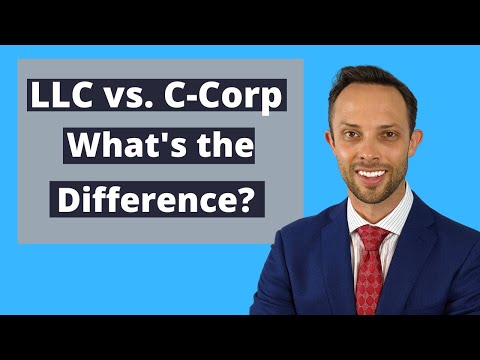 What is the Difference Between an LLC and a C Corp? | Question and Answer Series