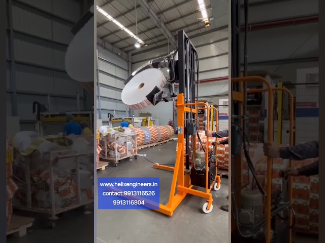 Pallet Stackers - Industrial Hydraulic Paper reel Stackers Manufacturer ...