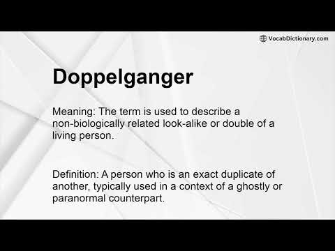 Doppelganger Meaning