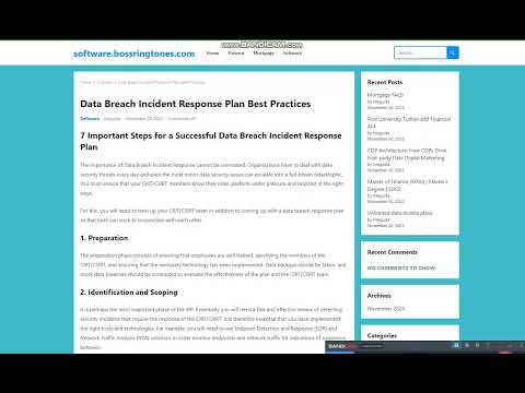 Data Breach Incident Response Plan Best Practices