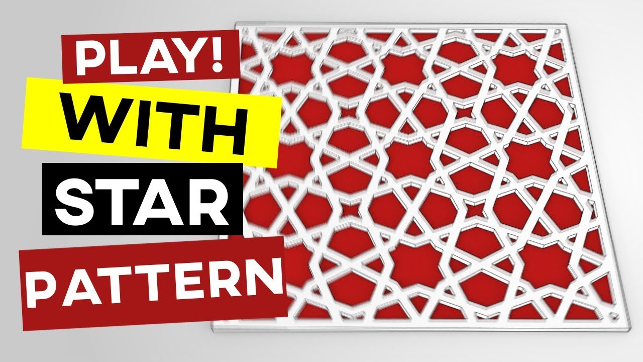 Islamic Geometric Pattern (Grasshopper Tutorial)