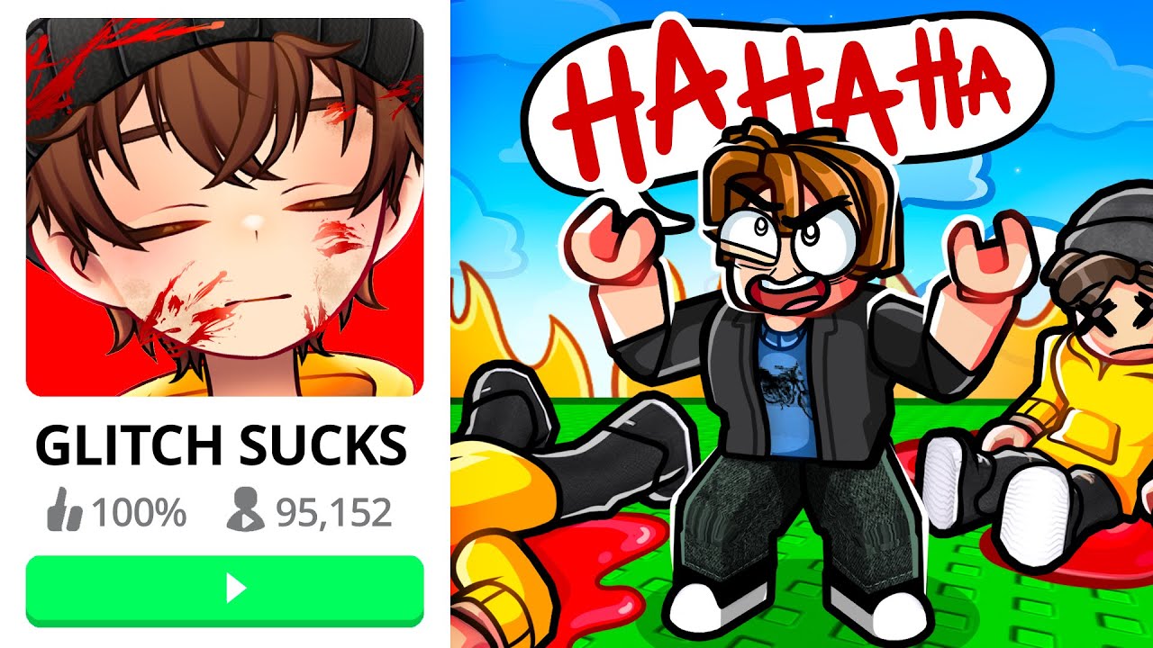 i found a Glitch HATE game… 😭