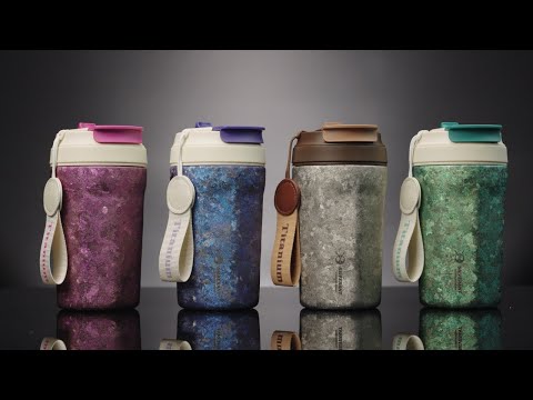 Crystallized Titanium Insulated Travel Coffee Mug 400ml/14 fl oz - 4 Colors | SilverAnt Outdoors