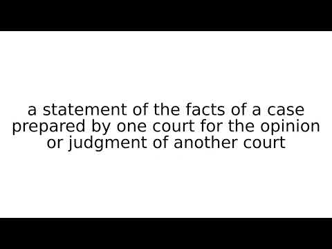 case stated/stated case #legal #term #terms #english #meaning #meanings #definition #definitions