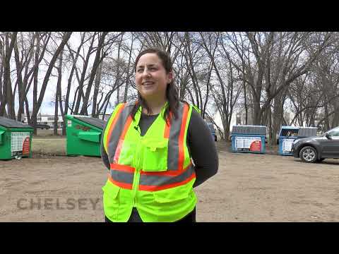 How to use the recycling/organic depots