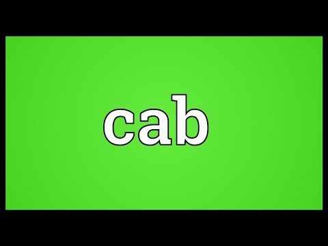 Cab Meaning