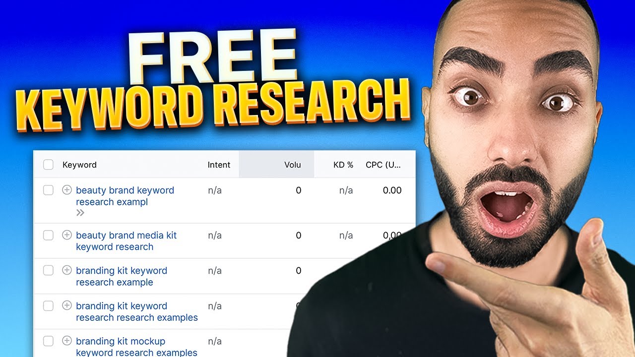 Free SEO Keyword Research with AI (No Tools Needed)