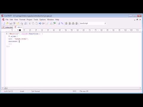 Learn jQuery Tutorial 101 AJAX Load - Mind Luster