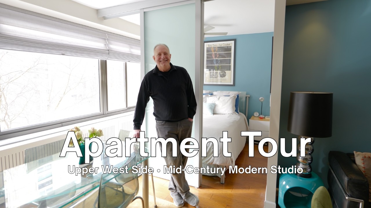 Why He Chose to Live in a 550 Sq Ft NYC Studio For 28 Years – FULL TOUR