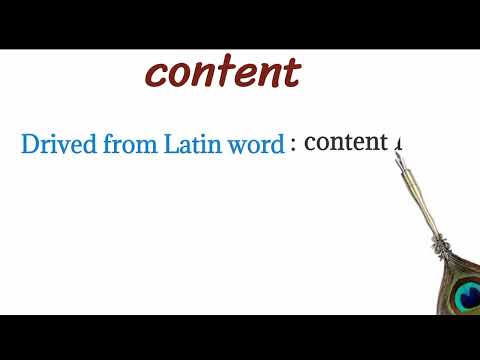 what content should upload in youtube and meaning of content in tamil