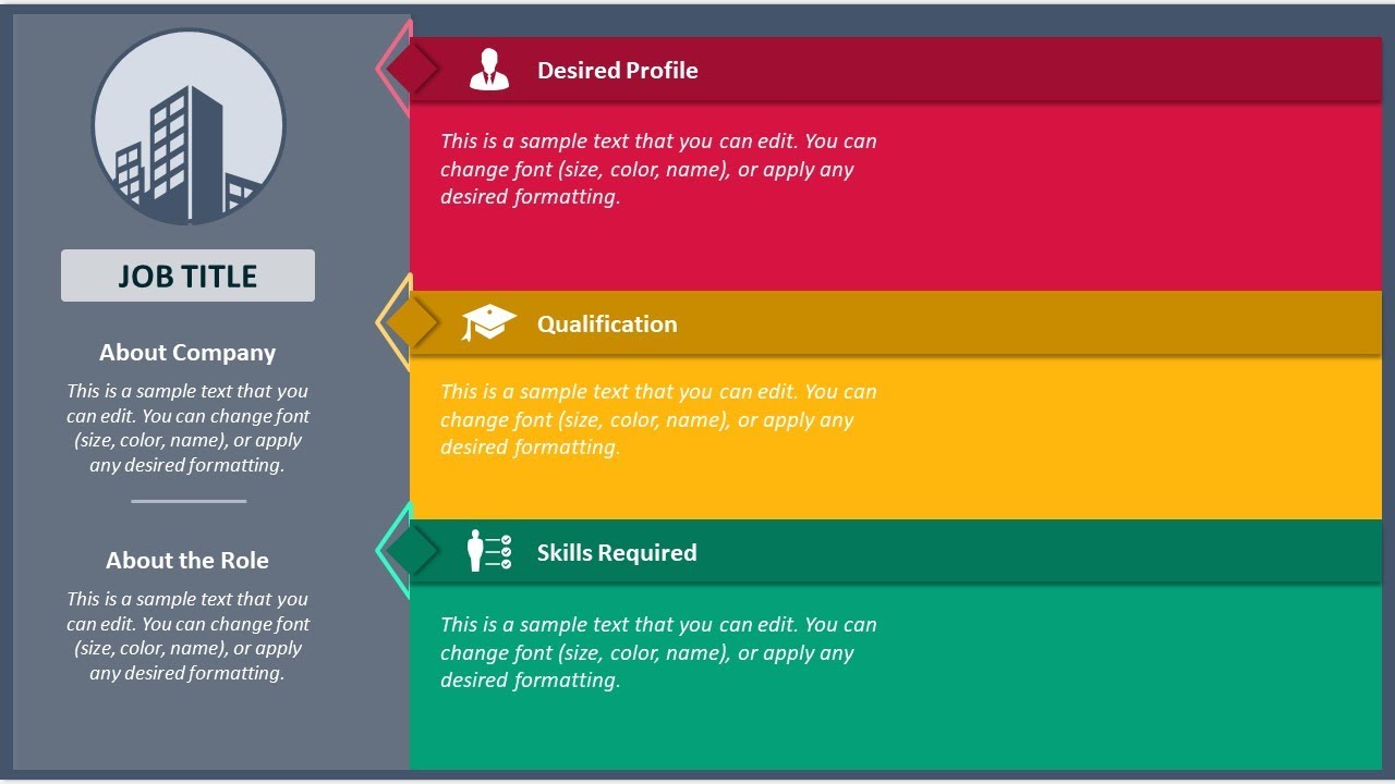 Job Description Animated PowerPoint Slides