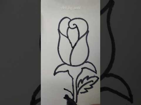 Rose flower art🌹#reels #shorts #art #rose #viral#ytshort #viralshorts #flowers