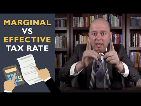 Marginal Tax Rate vs Effective Tax Rate