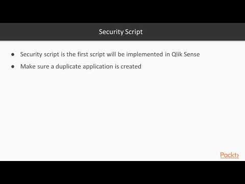 Learn Learn Qlik Sense Dashboard Development Qlik Sense Security Overview | packtpub com - Mind ...