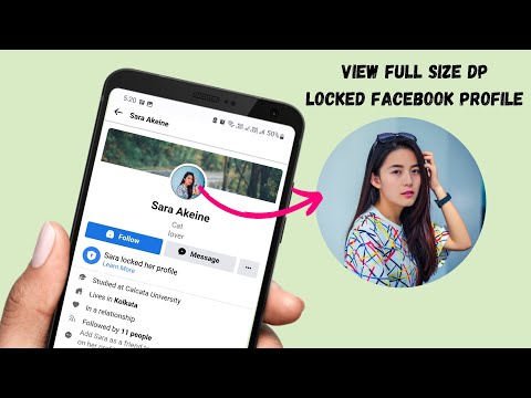How to view profile picture of locked facebook profile