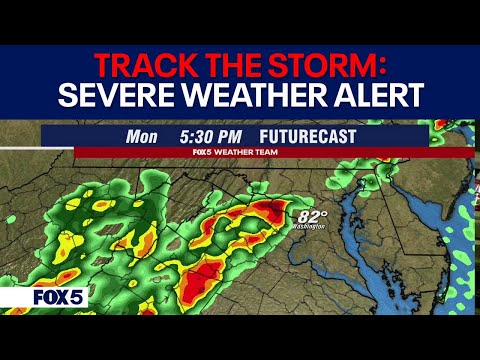 LIVE DC WEATHER RADAR: Severe weather on the way for DC area