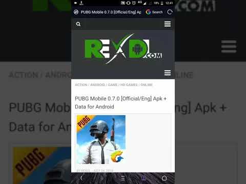Pubg latest  0.7.0 offline file with apk dowload and install link