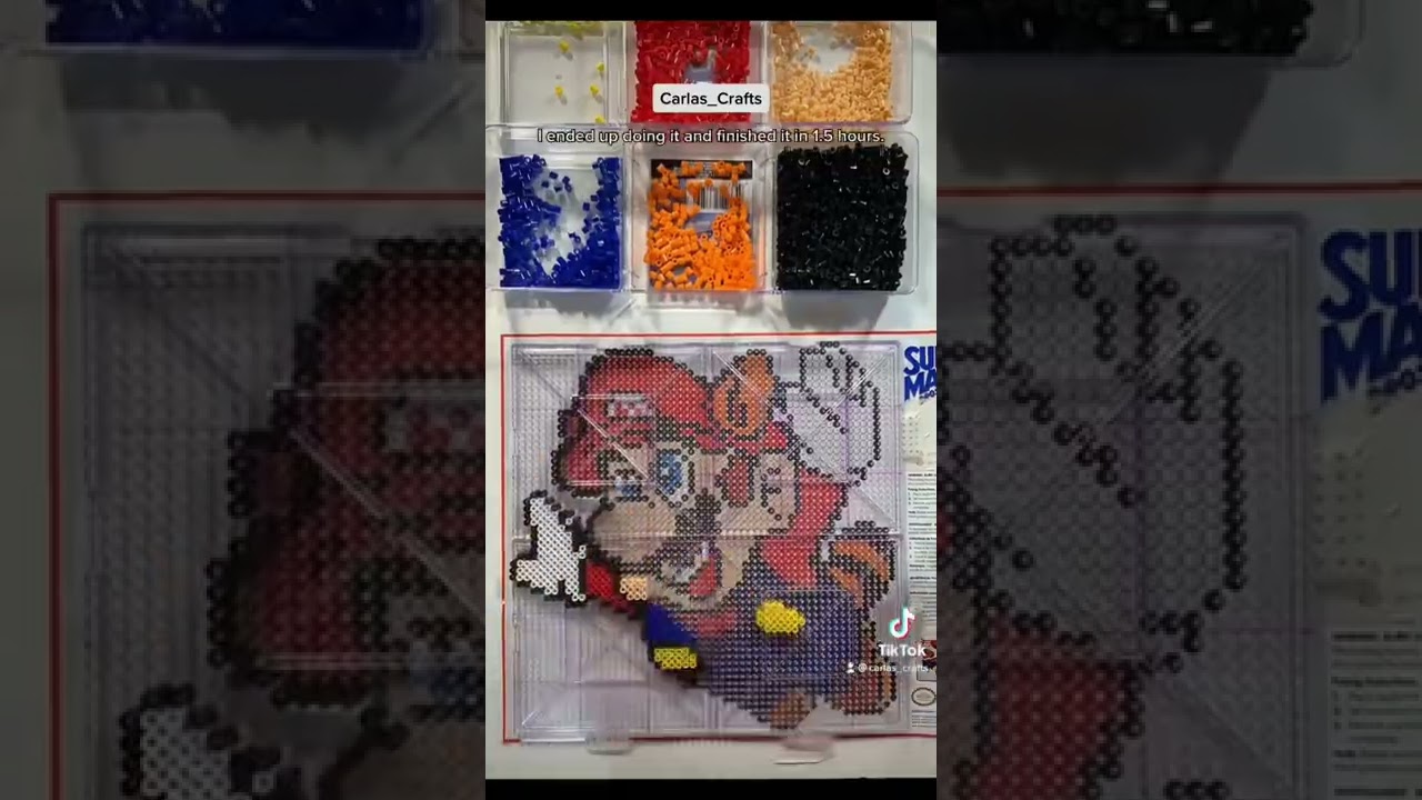 Super Mario Perler Beads