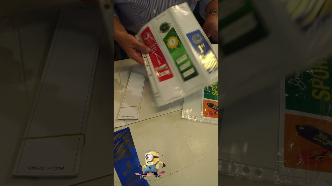 Ribbon and Medal display pocket