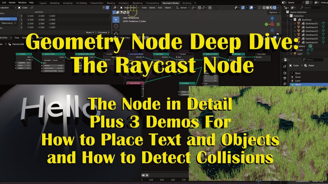 Raycast Geometry Node Deep Dive