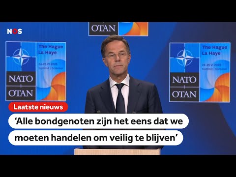 Rutte geeft persconferentie over akkoord NAVO-top