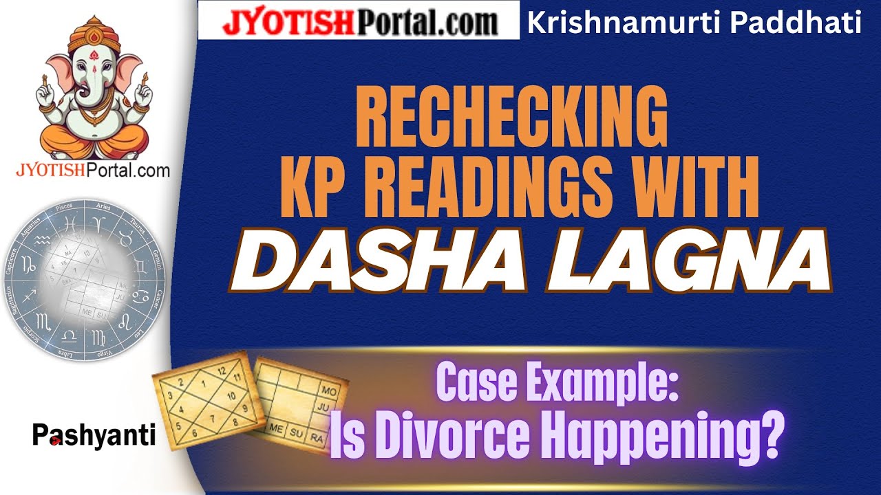 Unlocking the Magic of Dasha Lagna in KP Astrology. Divorce Prediction ...