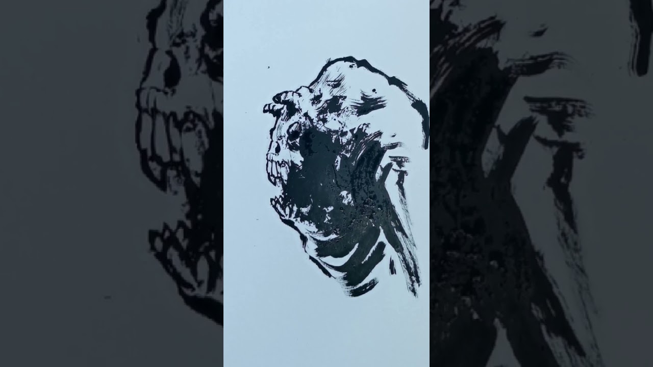 Today's #dailyinkmonster is a #weird and #spooky #monster #art #ink