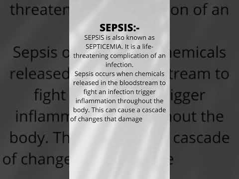 #sepsis #septicimia #infection #medical #term #shorts