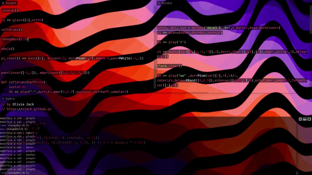 Testing Flok Collaborative Live Coding Platform with FoxDot