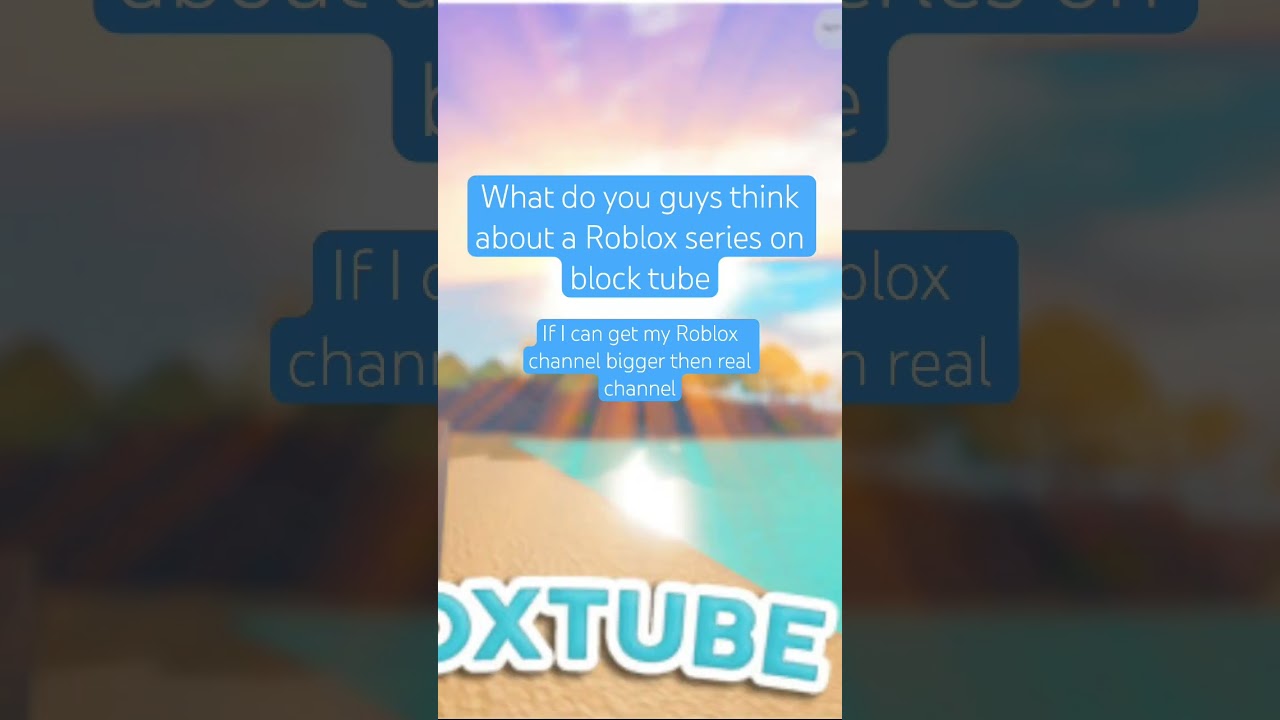 Do you want our first Roblox Series #Roblox #youtube #bloxtube