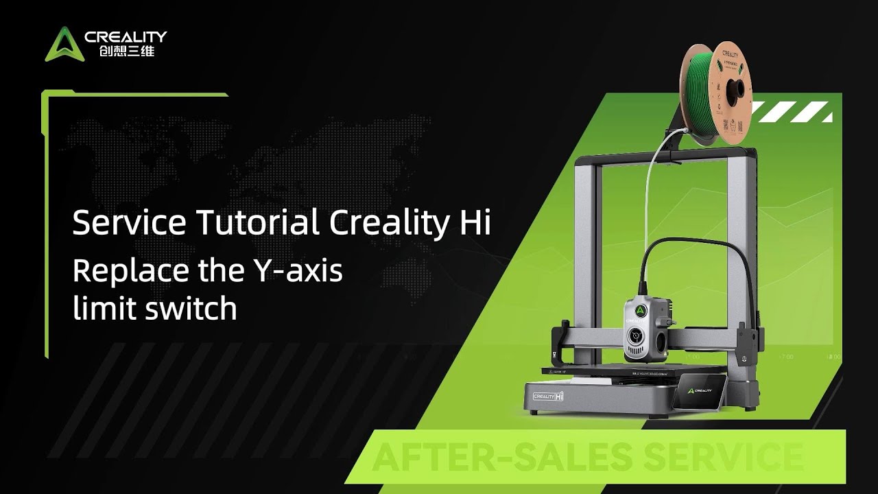 Service Tutorial Creality Hi Replace the Y axis limit switch