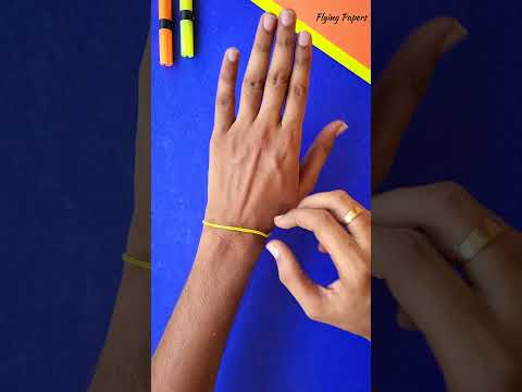 Rubberband magic trick , how to do magic , best magic trick to do at home