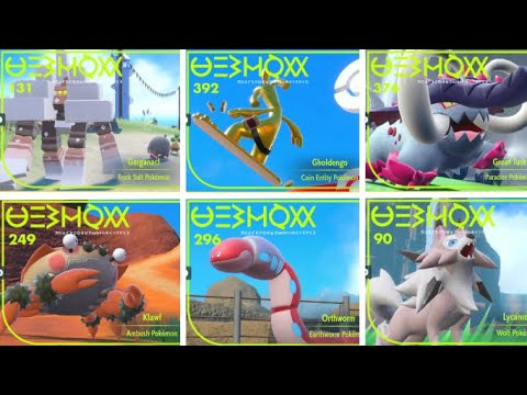 Pokemon Scarlet and Violet - Rock Type Moves