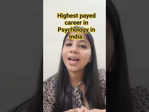 Highest payed psychology jobs in India