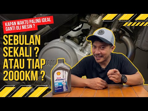 🔴MENENTUKAN WAKTU GANTI OLI MOTOR ❗❗❗