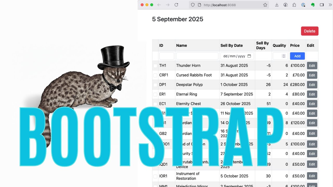 Adding Some Style with Twitter Bootstrap