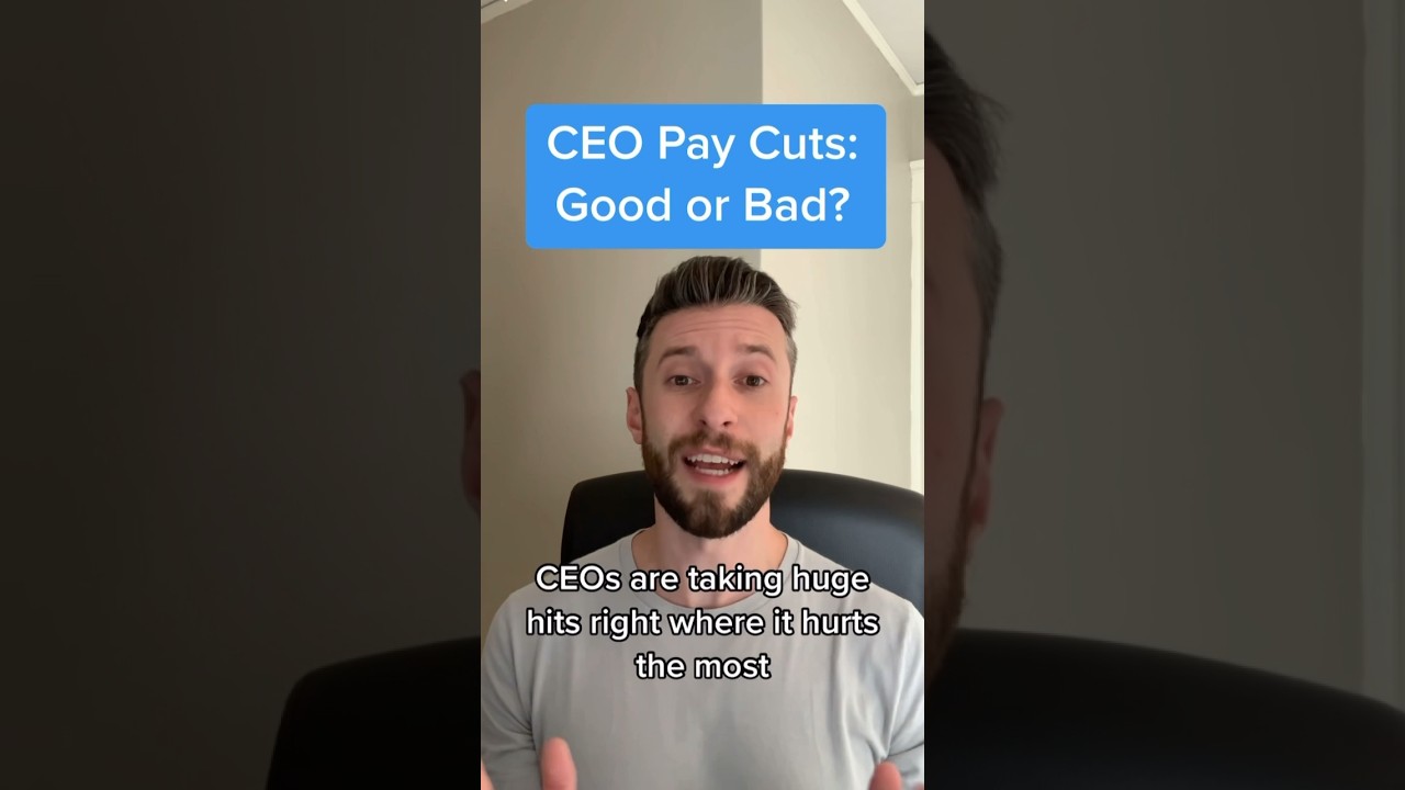 CEO Pay Cuts: Good or Bad Idea?✂️ #shorts