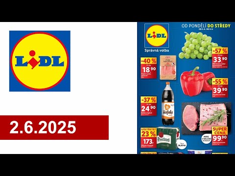 Lidl leták 2.6.2025 - akční leták